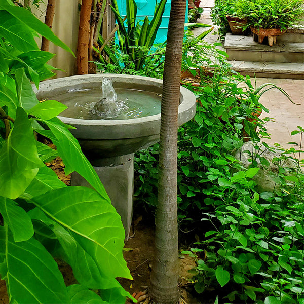 Circular bubbling fountain – The Urban Green | Garden Designing and ...