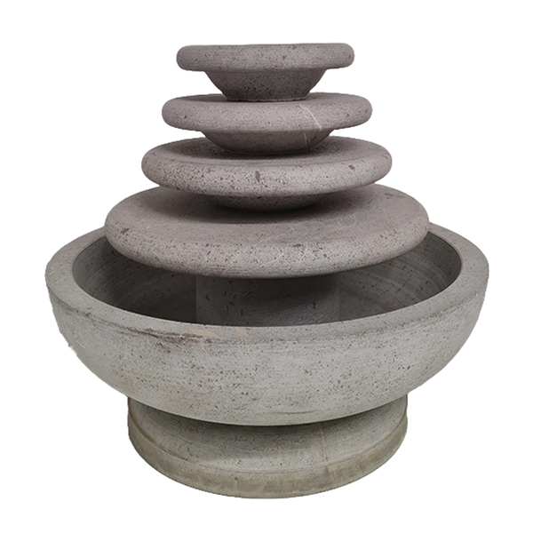 Stone disc fountain – The Urban Green | Garden Designing and Fountain ...
